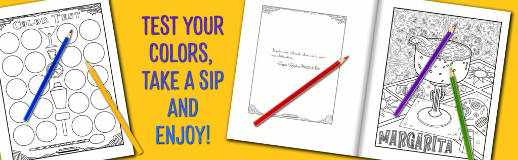 Bohemia Bartenders Cocktail Coloring Book by Lucy Lakestone - Lucy ...